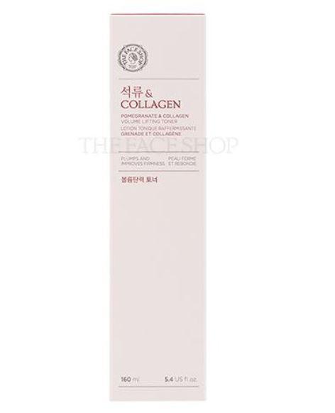 The Face Shop - Pomegranate And Collagen Volume Lifting Toner(160ml ...